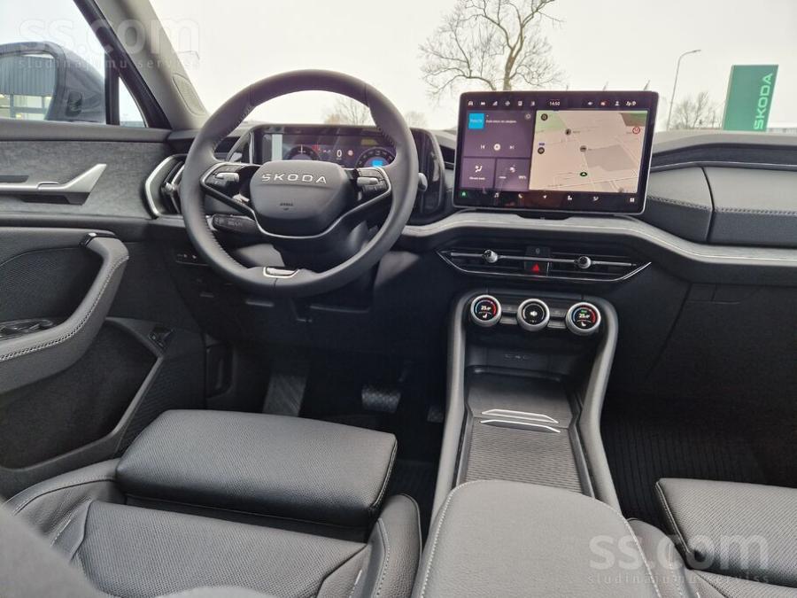 Pelēks Skoda Kodiaq 2025 Jelgava, ar dzinēja tilpumu 1.50 L un nobraukumu 11 tūkst. km par 42000 €, foto 14 vietnē AUTOMOTO.COM.LV