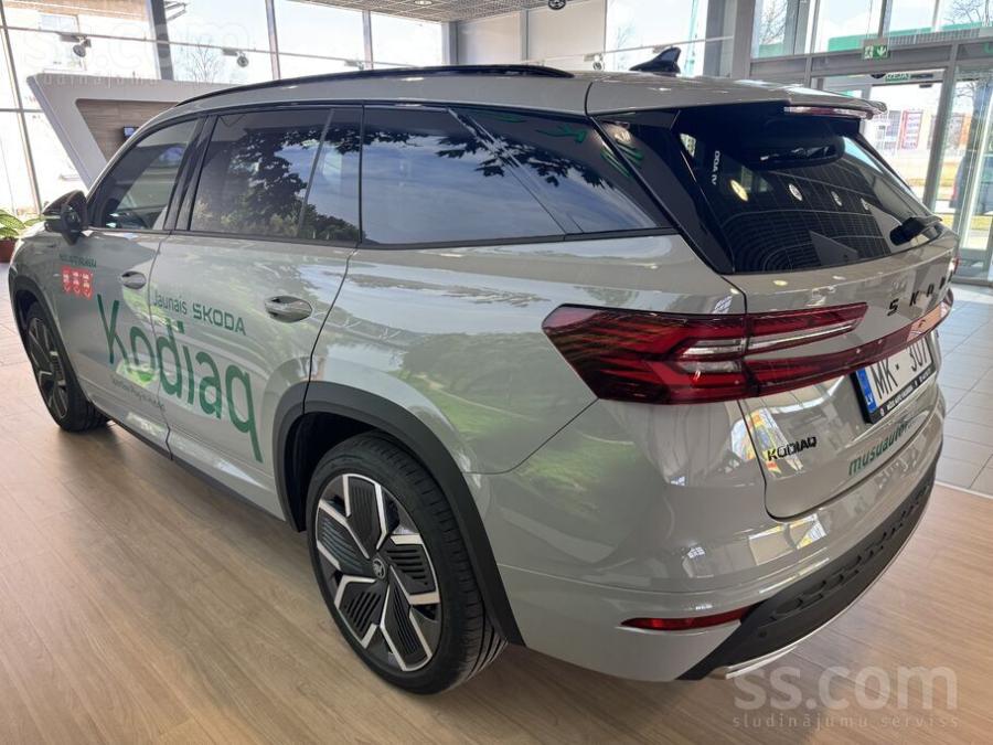Grey Skoda Kodiaq 2025 in Valmiera, with an engine capacity of 1.50 L and mileage of 5 thousand km for 42700 €, photo 5 on AUTOMOTO.COM.LV