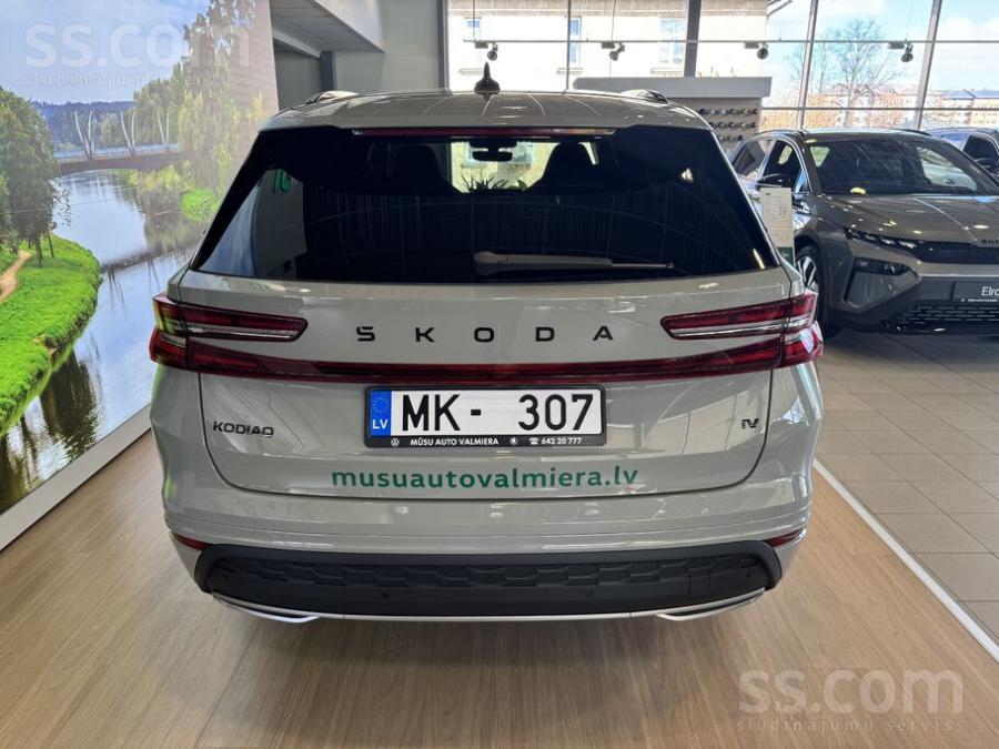 Grey Skoda Kodiaq 2025 in Valmiera, with an engine capacity of 1.50 L and mileage of 5 thousand km for 42700 €, photo 7 on AUTOMOTO.COM.LV