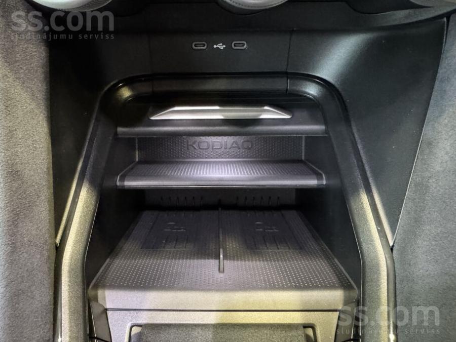 Grey Skoda Kodiaq 2025 in Valmiera, with an engine capacity of 1.50 L and mileage of 5 thousand km for 42700 €, photo 17 on AUTOMOTO.COM.LV
