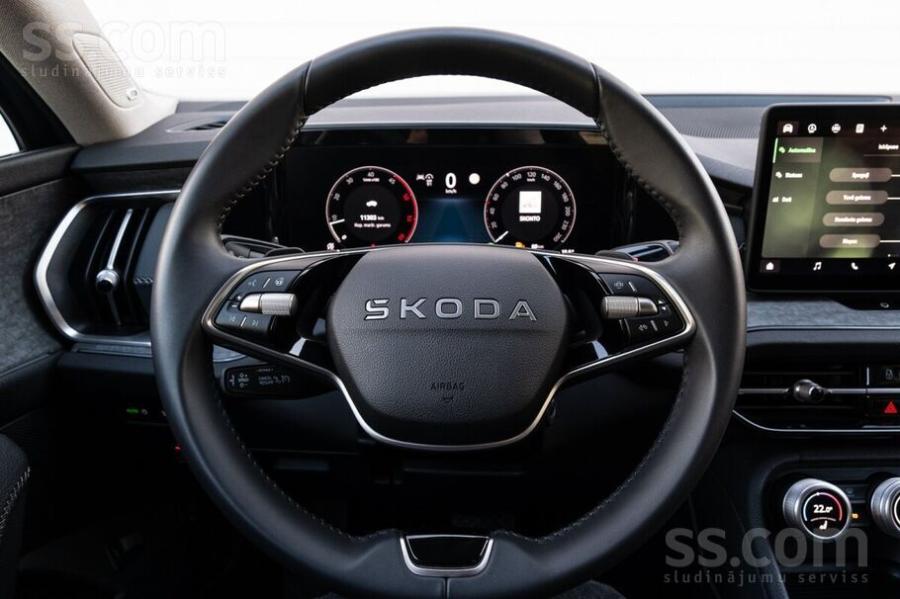 Серый Шкода Kodiaq 2025 в Рига, объемом двигателя 2.00 л и пробегом 11 тыс. км за 38950 €, фото 27 на AUTOMOTO.COM.LV