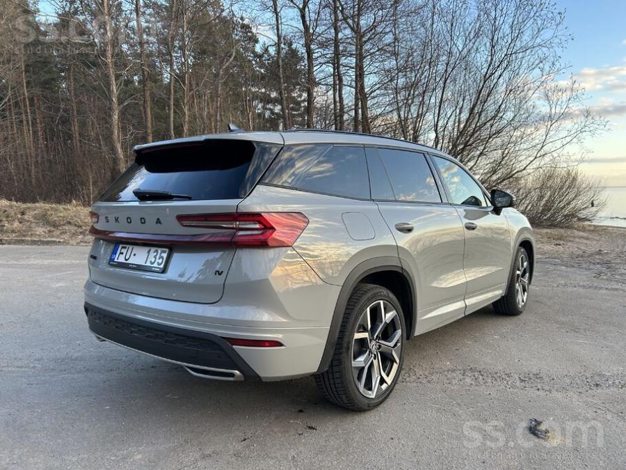 Pelēks Skoda Kodiaq 2025 Rīga, ar dzinēja tilpumu 1.50 L un nobraukumu 21 tūkst. km par 40900 €, foto 7 vietnē AUTOMOTO.COM.LV