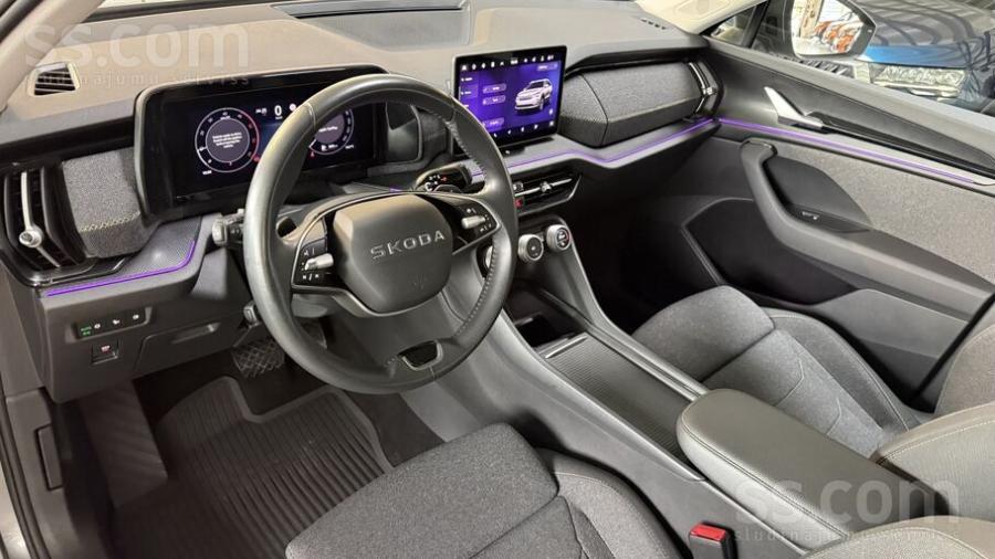 Серый Шкода Kodiaq 2025 в Рига, объемом двигателя 2.00 л и пробегом 25 тыс. км за 39900 €, фото 15 на AUTOMOTO.COM.LV