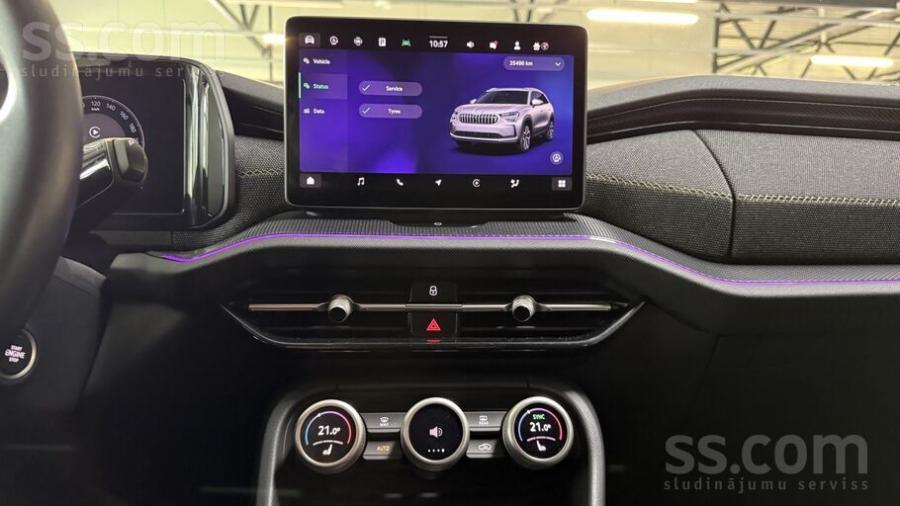 Серый Шкода Kodiaq 2025 в Рига, объемом двигателя 2.00 л и пробегом 25 тыс. км за 39900 €, фото 24 на AUTOMOTO.COM.LV