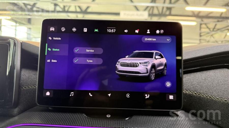 Серый Шкода Kodiaq 2025 в Рига, объемом двигателя 2.00 л и пробегом 25 тыс. км за 39900 €, фото 25 на AUTOMOTO.COM.LV