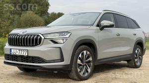 Pelēks Skoda Kodiaq 2025 Rīga, ar dzinēja tilpumu 2.00 L un nobraukumu 36 tūkst. km par 41900 €, foto  vietnē AUTOMOTO.COM.LV