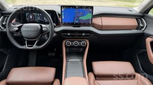 Grey Skoda Kodiaq 2025 in Riga, with an engine capacity of 2.00 L and mileage of 36 thousand km for 41900 €, photo 9 on AUTOMOTO.COM.LV