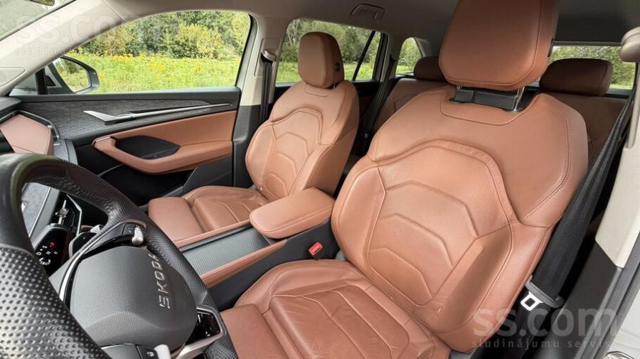 Grey Skoda Kodiaq 2025 in Riga, with an engine capacity of 2.00 L and mileage of 36 thousand km for 41900 €, photo 12 on AUTOMOTO.COM.LV