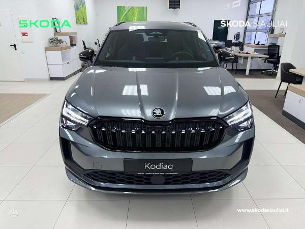 Grey Skoda Kodiaq 2026 in Siauliai, with an engine capacity of 1.98 L and mileage of 1 thousand km for 46100 €, photo 3 on AUTOMOTO.COM.LV
