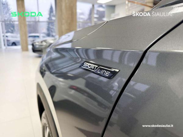 Grey Skoda Kodiaq 2026 in Siauliai, with an engine capacity of 1.98 L and mileage of 1 thousand km for 46100 €, photo 9 on AUTOMOTO.COM.LV