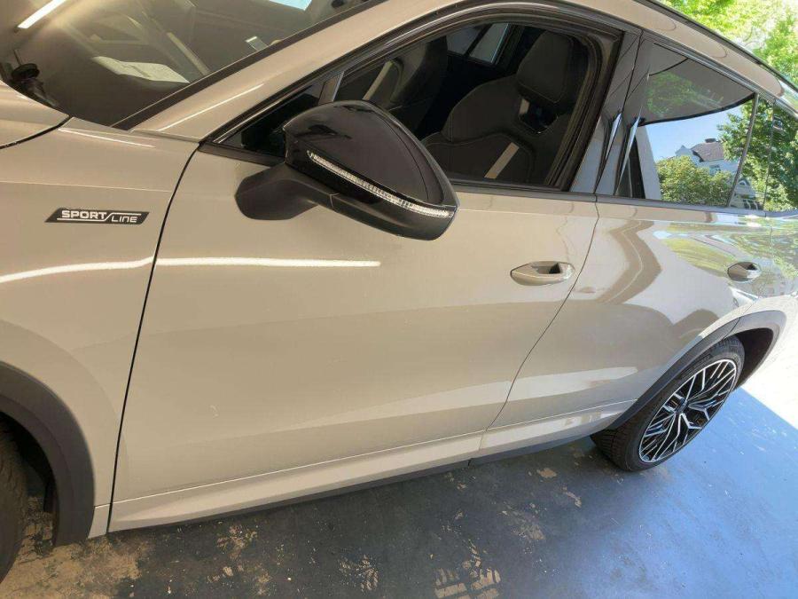 Grey Skoda Kodiaq 2026 in Vilnius, with an engine capacity of 1.97 L and mileage of 1 thousand km for 48590 €, photo 8 on AUTOMOTO.COM.LV
