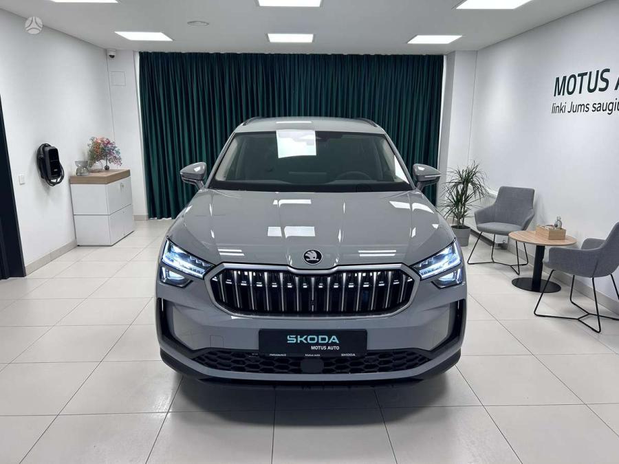 Grey Skoda Kodiaq 2026 in Vilnius, with an engine capacity of 1.50 L and mileage of 0 thousand km for 43190 €, photo 7 on AUTOMOTO.COM.LV