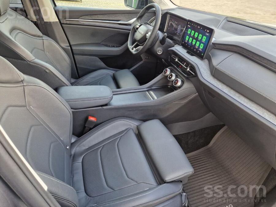 Grey Skoda Kodiaq 2026 in Jelgava, with an engine capacity of 1.50 L and mileage of 5 thousand km for 39900 €, photo 12 on AUTOMOTO.COM.LV