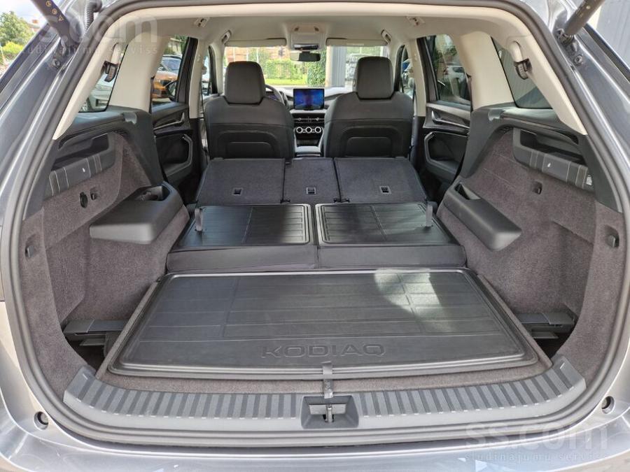 Grey Skoda Kodiaq 2026 in Jelgava, with an engine capacity of 1.50 L and mileage of 5 thousand km for 39900 €, photo 32 on AUTOMOTO.COM.LV