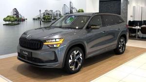 Серый Шкода Kodiaq 2026 в Паневежис, объемом двигателя 1.97 л и пробегом 0 тыс. км за 47700 €, фото  на AUTOMOTO.COM.LV
