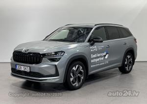 Pelēks Skoda Kodiaq 2026 Tallina, ar dzinēja tilpumu 1.50 L un nobraukumu 7 tūkst. km par 40900 €, foto  vietnē AUTOMOTO.COM.LV