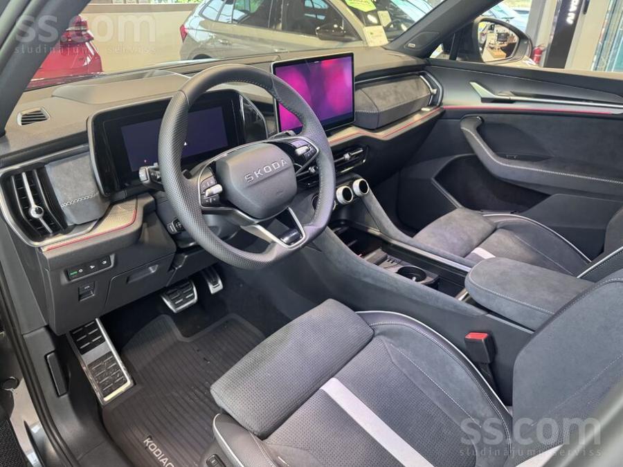 Серый Шкода Kodiaq 2026 в Валмиера, объемом двигателя 1.50 л и пробегом 0 тыс. км за 48600 €, фото 7 на AUTOMOTO.COM.LV