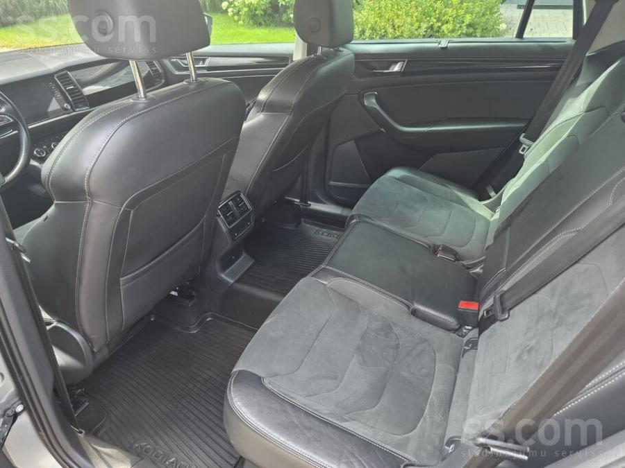 Pelēks Skoda Kodiaq 2018 Rīga, ar dzinēja tilpumu 2.00 L un nobraukumu 205 tūkst. km par 17200 €, foto 9 vietnē AUTOMOTO.COM.LV