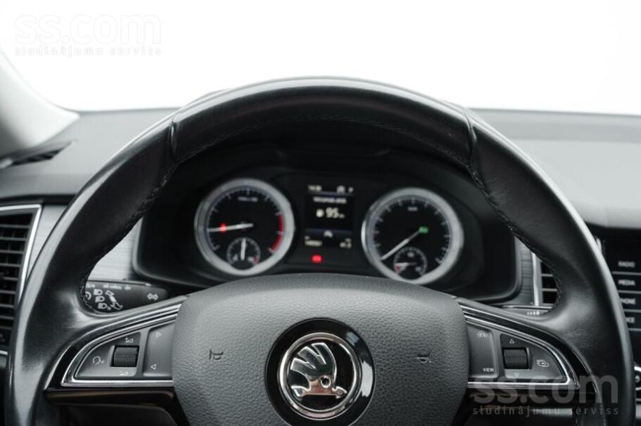 Grey Skoda Kodiaq 2019 in Riga, with an engine capacity of 1.50 L and mileage of 147 thousand km for 19250 €, photo 11 on AUTOMOTO.COM.LV