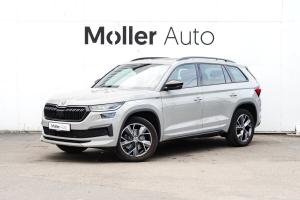 Pelēks Skoda Kodiaq 2022 Rīga, ar dzinēja tilpumu 2.00 L un nobraukumu 117 tūkst. km par 31850 €, foto  vietnē AUTOMOTO.COM.LV