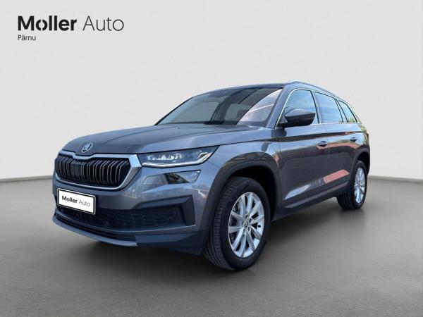 Pelēks Skoda Kodiaq 2022 Pērnava, ar dzinēja tilpumu 2.00 L un nobraukumu 105 tūkst. km par 32950 €, foto  vietnē AUTOMOTO.COM.LV