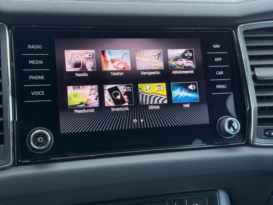 Серый Шкода Kodiaq 2022 в Пярну, объемом двигателя 2.00 л и пробегом 105 тыс. км за 32950 €, фото 9 на AUTOMOTO.COM.LV