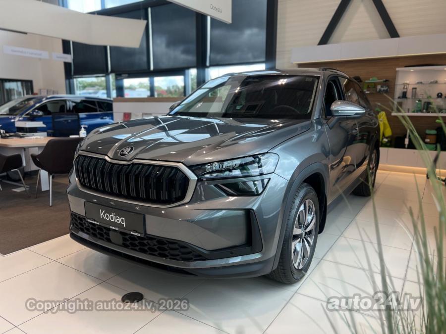 Grey Skoda Kodiaq 2026 in Rakvere, with an engine capacity of 2.00 L and mileage of 7 thousand km for 46960 €, photo 3 on AUTOMOTO.COM.LV