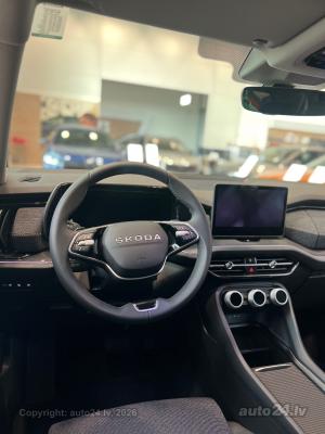 Grey Skoda Kodiaq 2026 in Rakvere, with an engine capacity of 2.00 L and mileage of 7 thousand km for 46960 €, photo 10 on AUTOMOTO.COM.LV