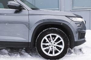 Grey Skoda Kodiaq 2023 in Ventspils, with an engine capacity of 2.00 L and mileage of 133 thousand km for 34400 €, photo 11 on AUTOMOTO.COM.LV