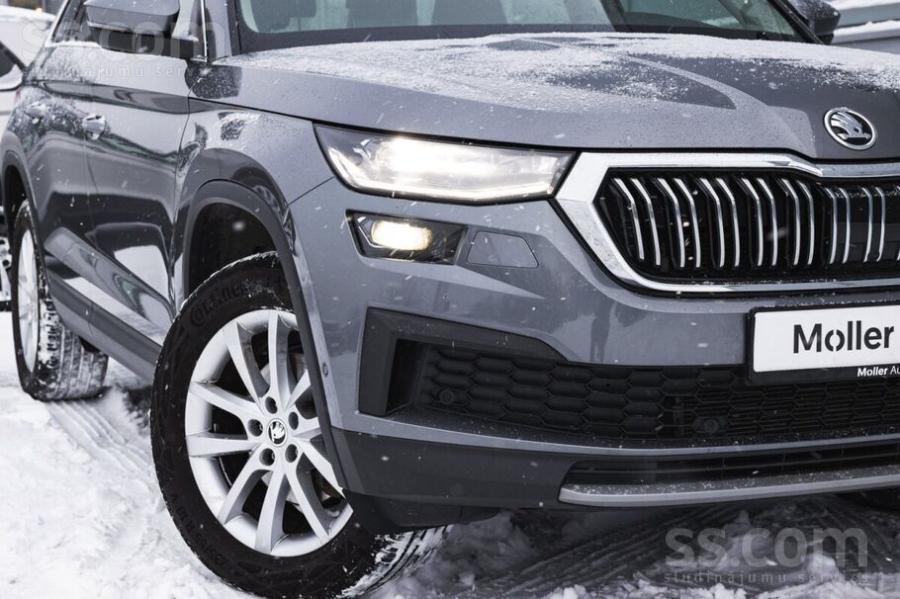 Pelēks Skoda Kodiaq 2023 Ventspils, ar dzinēja tilpumu 2.00 L un nobraukumu 133 tūkst. km par 34400 €, foto 9 vietnē AUTOMOTO.COM.LV