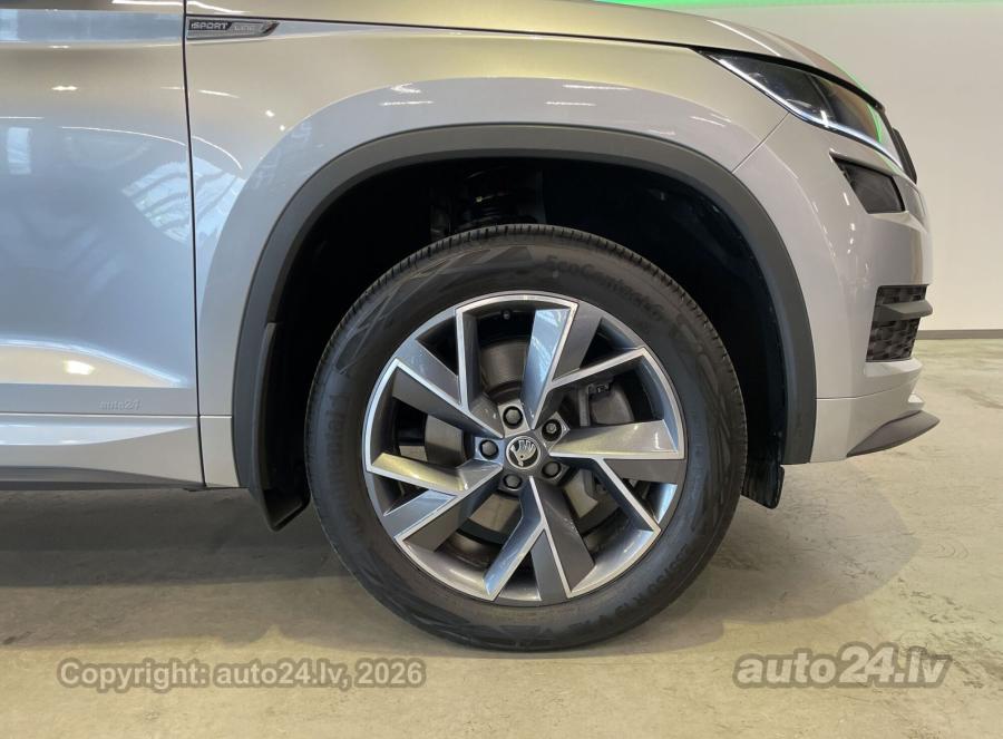 Grey Skoda Kodiaq 2019 in Tallinn, with an engine capacity of 1.98 L and mileage of 97 thousand km for 26990 €, photo 6 on AUTOMOTO.COM.LV