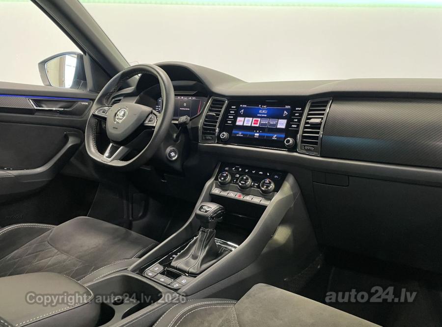 Grey Skoda Kodiaq 2019 in Tallinn, with an engine capacity of 1.98 L and mileage of 97 thousand km for 26990 €, photo 13 on AUTOMOTO.COM.LV