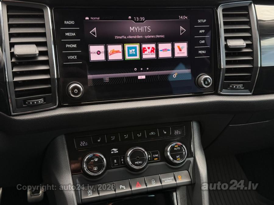 Pelēks Skoda Kodiaq 2019 Pērnava, ar dzinēja tilpumu 2.00 L un nobraukumu 138 tūkst. km par 24900 €, foto 9 vietnē AUTOMOTO.COM.LV