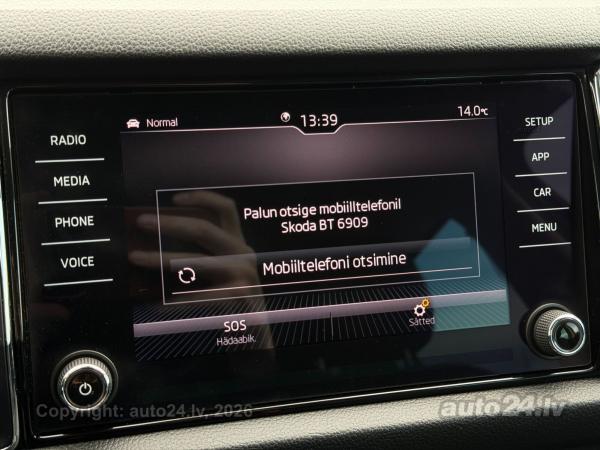 Grey Skoda Kodiaq 2019 in Parnu, with an engine capacity of 2.00 L and mileage of 138 thousand km for 24900 €, photo 9 on AUTOMOTO.COM.LV