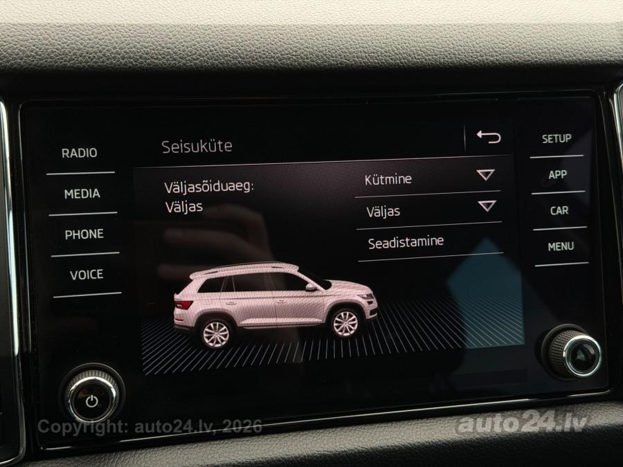Pelēks Skoda Kodiaq 2019 Pērnava, ar dzinēja tilpumu 2.00 L un nobraukumu 138 tūkst. km par 24900 €, foto 13 vietnē AUTOMOTO.COM.LV