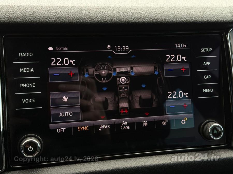Pelēks Skoda Kodiaq 2019 Pērnava, ar dzinēja tilpumu 2.00 L un nobraukumu 138 tūkst. km par 24900 €, foto 15 vietnē AUTOMOTO.COM.LV