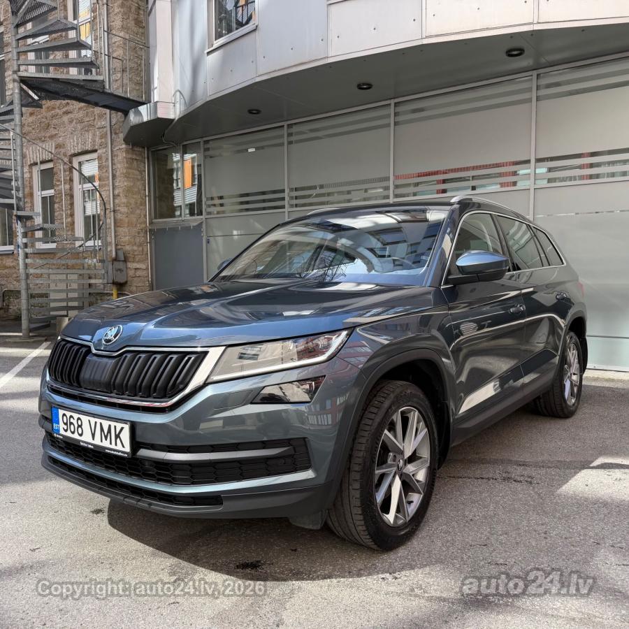 Grey Skoda Kodiaq 2019 in Tallinn, with an engine capacity of 1.50 L and mileage of 93 thousand km for 19590 €, photo 1 on AUTOMOTO.COM.LV