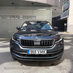 Grey Skoda Kodiaq 2019 in Tallinn, with an engine capacity of 1.50 L and mileage of 93 thousand km for 19590 €, photo 4 on AUTOMOTO.COM.LV