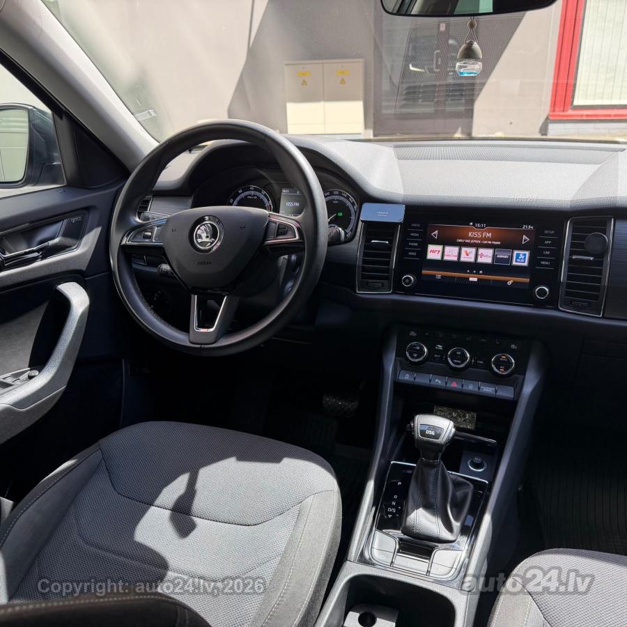 Grey Skoda Kodiaq 2019 in Tallinn, with an engine capacity of 1.50 L and mileage of 93 thousand km for 19590 €, photo 8 on AUTOMOTO.COM.LV