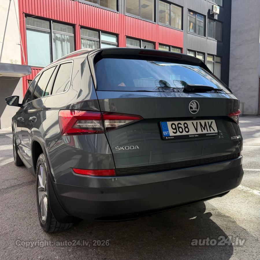 Grey Skoda Kodiaq 2019 in Tallinn, with an engine capacity of 1.50 L and mileage of 93 thousand km for 19590 €, photo 15 on AUTOMOTO.COM.LV