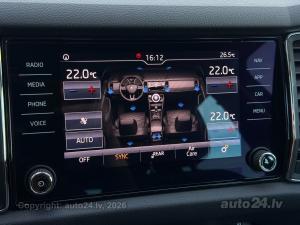 Grey Skoda Kodiaq 2019 in Parnu, with an engine capacity of 2.00 L and mileage of 156 thousand km for 24900 €, photo 15 on AUTOMOTO.COM.LV