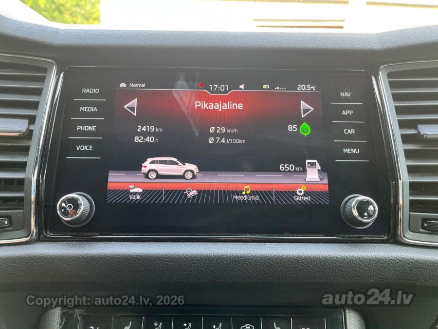 Серый Шкода Kodiaq 2019 в Таллин, объемом двигателя 2.00 л и пробегом 172 тыс. км за 24900 €, фото 13 на AUTOMOTO.COM.LV