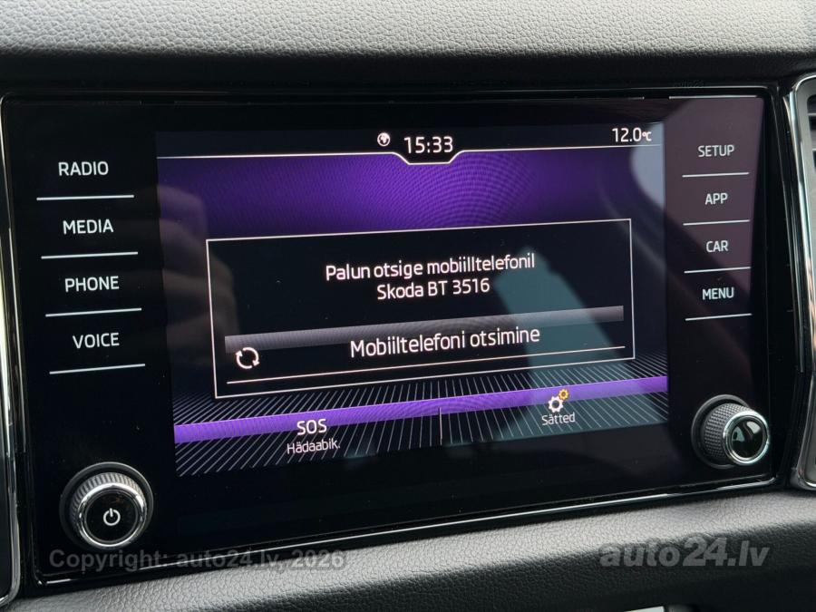 Pelēks Skoda Kodiaq 2019 Pērnava, ar dzinēja tilpumu 2.00 L un nobraukumu 152 tūkst. km par 25900 €, foto 11 vietnē AUTOMOTO.COM.LV