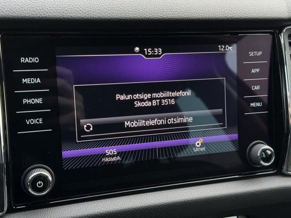 Grey Skoda Kodiaq 2019 in Parnu, with an engine capacity of 2.00 L and mileage of 152 thousand km for 25900 €, photo 11 on AUTOMOTO.COM.LV