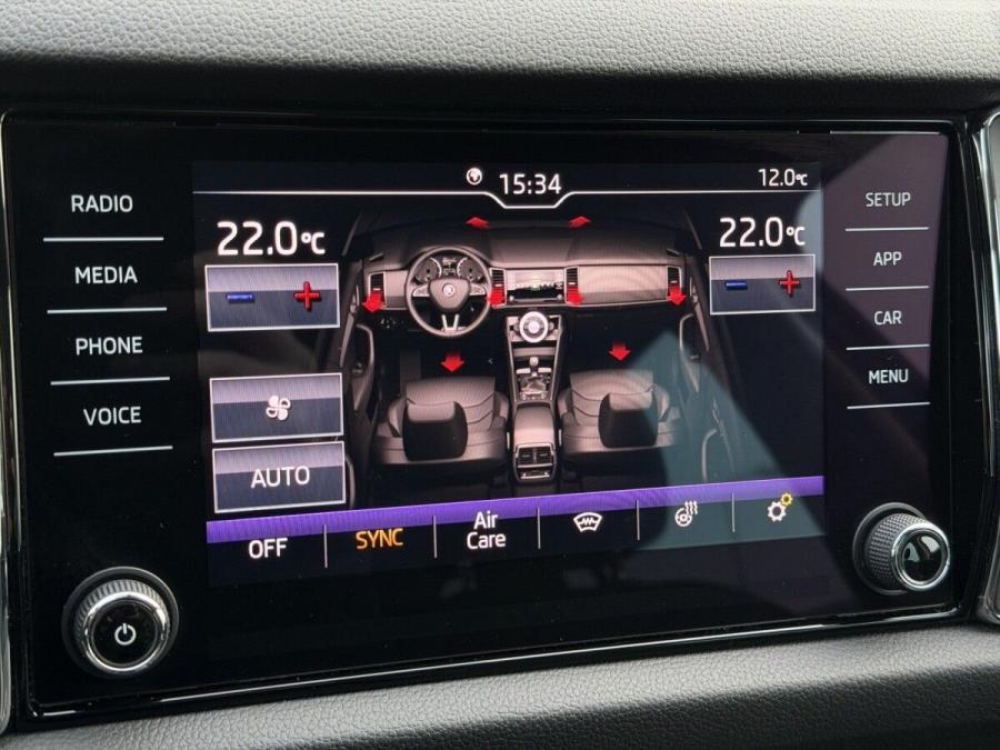 Серый Шкода Kodiaq 2019 в Пярну, объемом двигателя 2.00 л и пробегом 152 тыс. км за 25900 €, фото 13 на AUTOMOTO.COM.LV