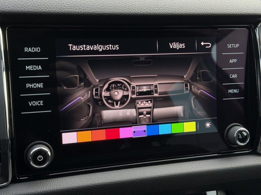 Серый Шкода Kodiaq 2019 в Пярну, объемом двигателя 2.00 л и пробегом 152 тыс. км за 25900 €, фото 14 на AUTOMOTO.COM.LV