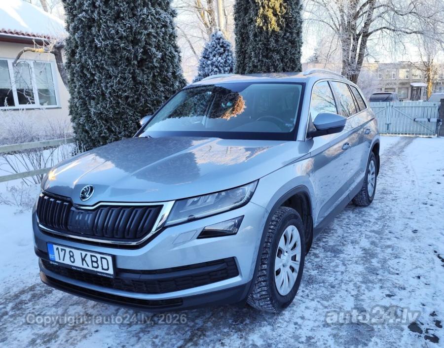 Grey Skoda Kodiaq 2020 in Johvi, with an engine capacity of 2.00 L and mileage of 137 thousand km for 24900 €, photo 1 on AUTOMOTO.COM.LV
