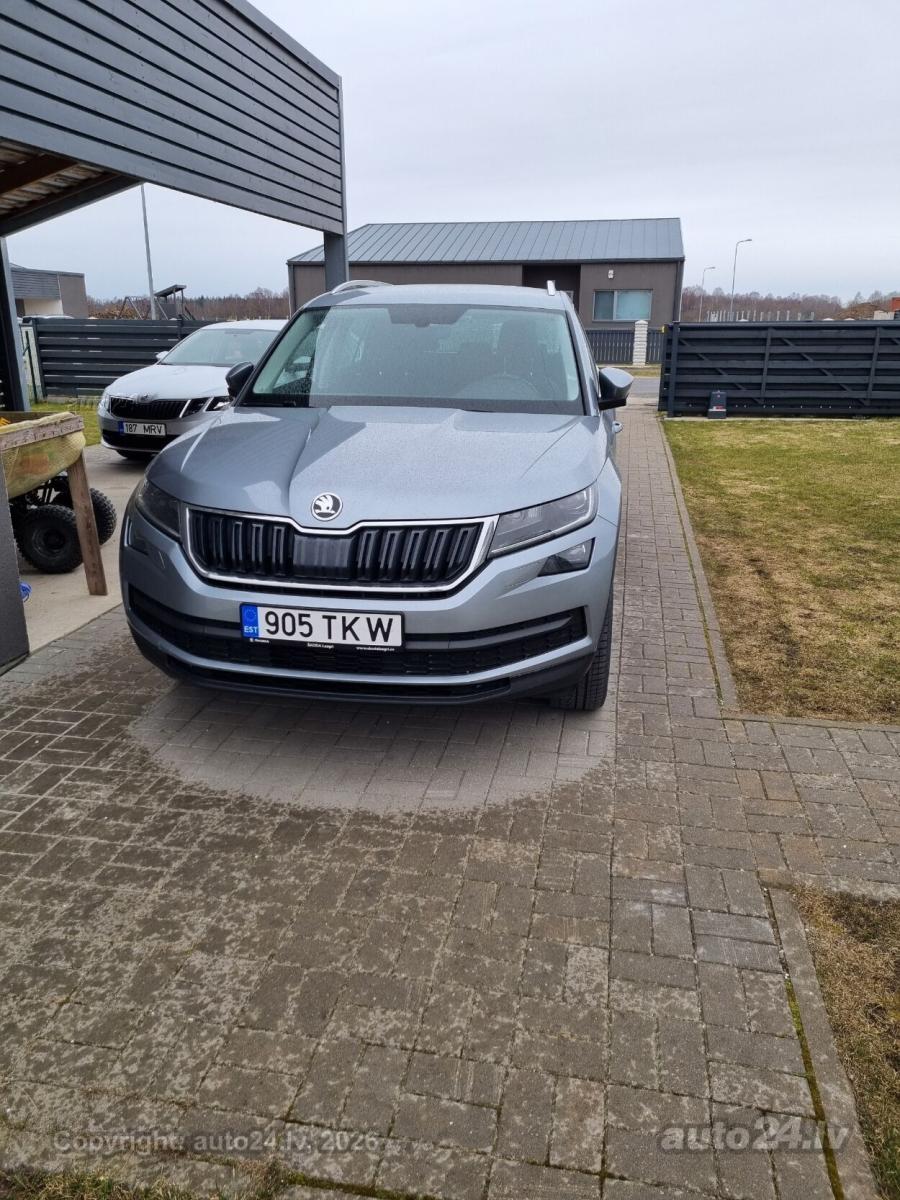 Pelēks Skoda Kodiaq 2020 Tallina, ar dzinēja tilpumu 2.00 L un nobraukumu 150 tūkst. km par 26500 €, foto 1 vietnē AUTOMOTO.COM.LV