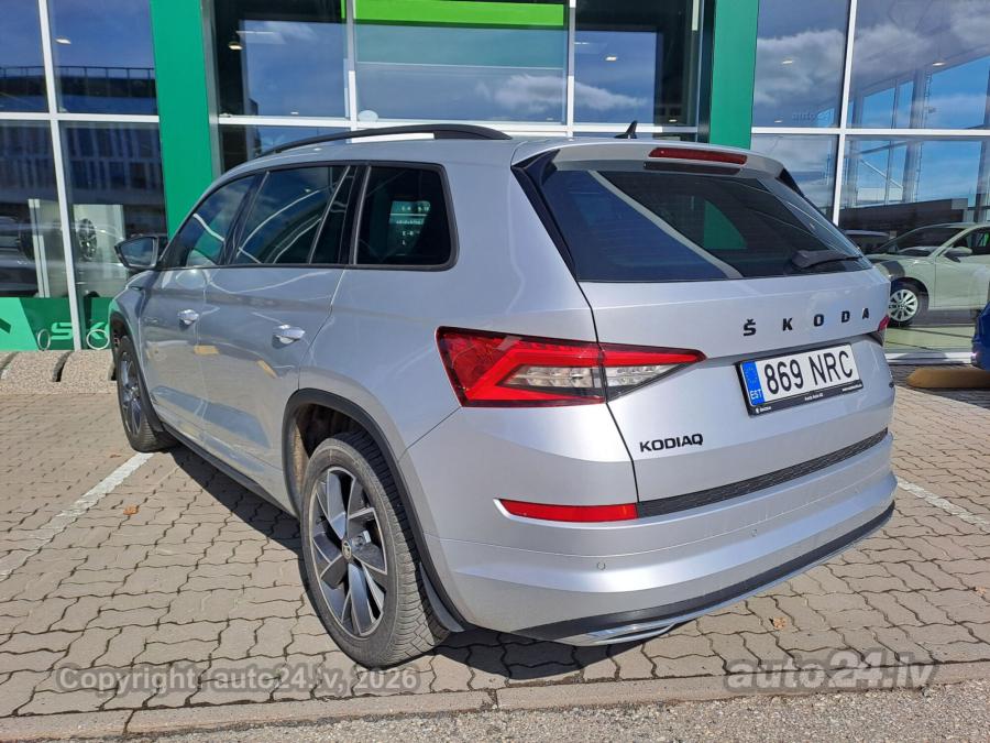 Grey Skoda Kodiaq 2020 in Tartu, with an engine capacity of 2.00 L and mileage of 105 thousand km for 25900 €, photo 3 on AUTOMOTO.COM.LV