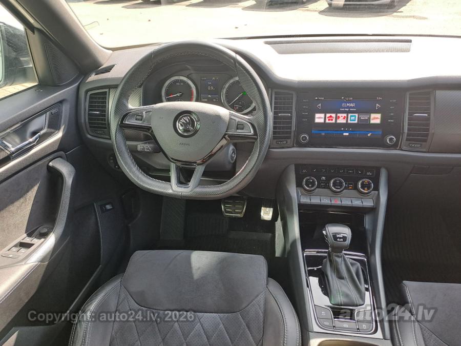 Grey Skoda Kodiaq 2020 in Tartu, with an engine capacity of 2.00 L and mileage of 105 thousand km for 25900 €, photo 4 on AUTOMOTO.COM.LV